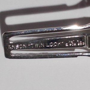 Anson | Accessories | Vtg Anson Silver Brass Twin Lock Fobkeychain In ...